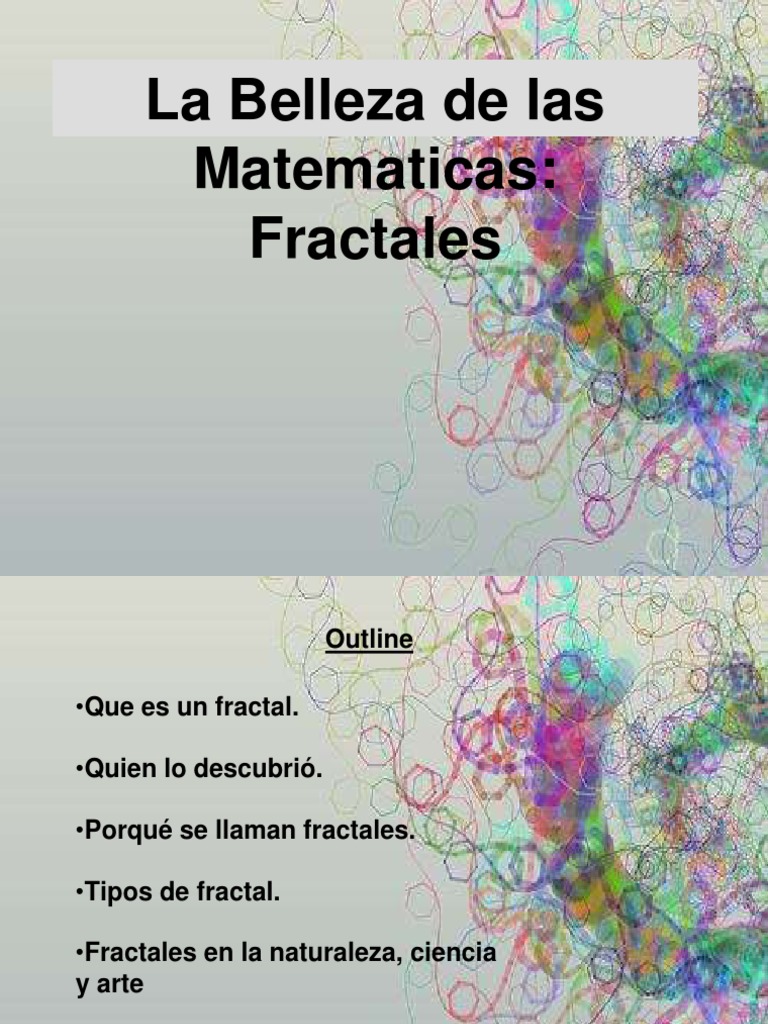 Fractales: Conceptos y Aplicaciones | PDF | Fractal | Conceptos matemáticos