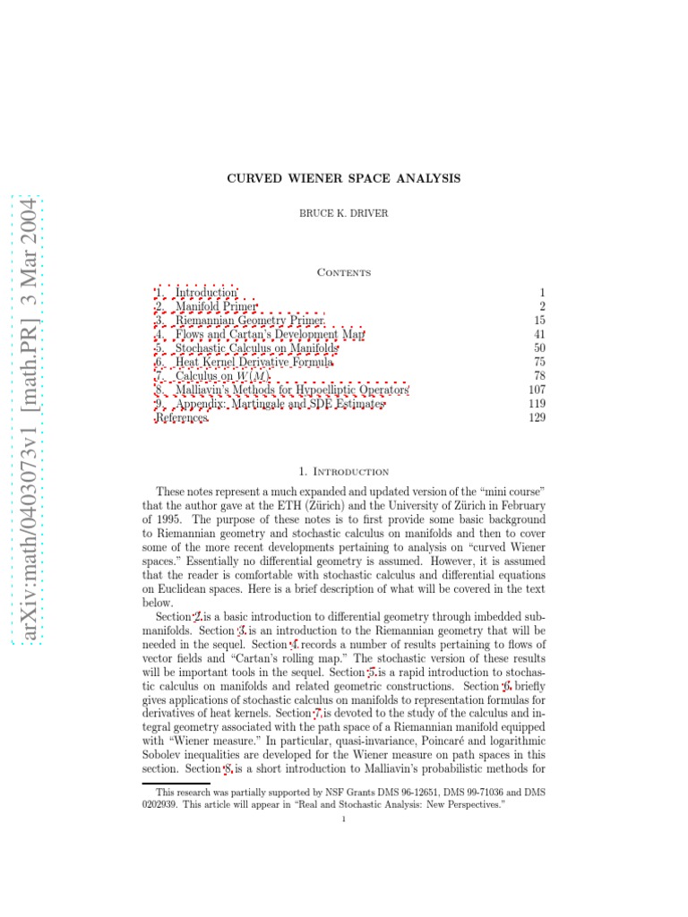Geometry Pdf Differential Geometry Manifold