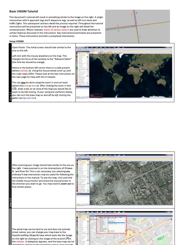 Basic Vissim Tutorial v3 | PDF | Button (Computing) | Icon (Computing)