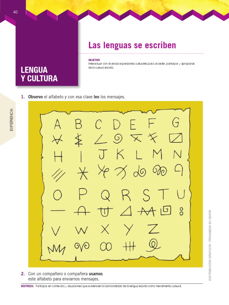 Escritura en otras lenguas | Escritura | Alfabeto | Prueba gratuita de ...
