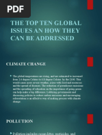 Lesson 5 Global Issues That Concern Schools and Society | PDF ...