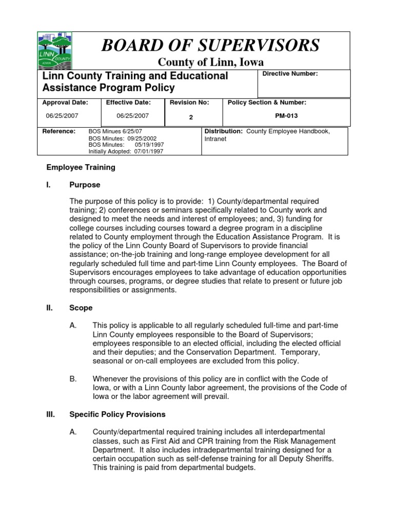 Training and Educational Assistance Program | PDF | Paycheck | Payroll