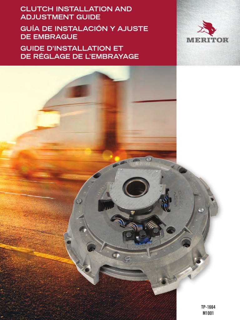 Embragues Meritor | PDF | Clutch | Transmission (Mechanics)