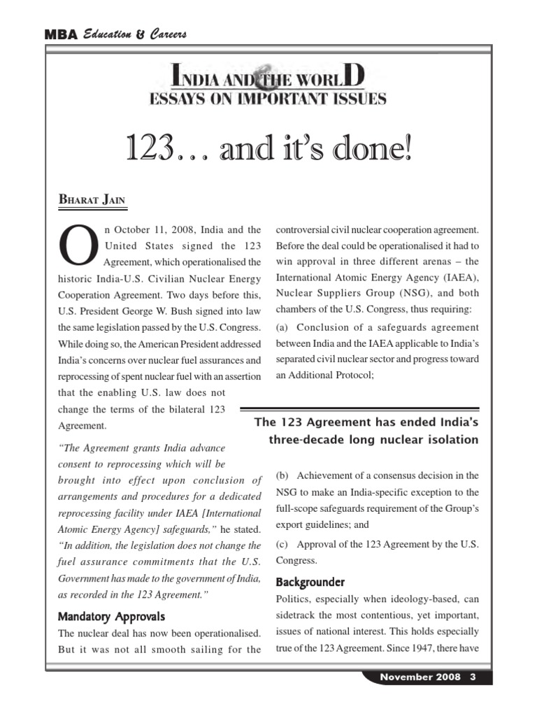 123 and It's Done!: MBA Education & Careers | PDF | Nuclear ...