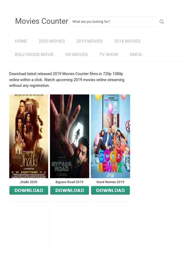 Movies Counter: Home 2020 MOVIES 2019 MOVIES 2018 MOVIES Bollywood ...