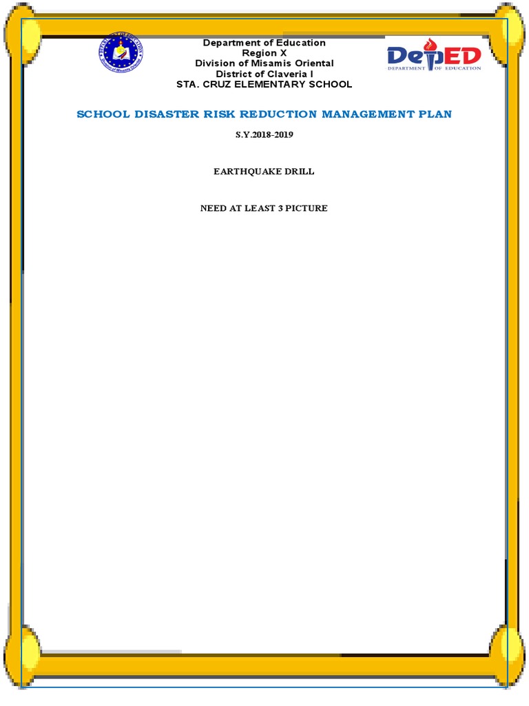 School Disaster 2018 | PDF | Disaster Risk Reduction | Emergency Management