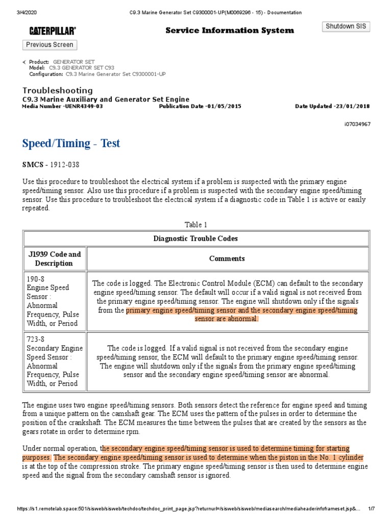 Time SND Speed Circuit Test | PDF | Fuel Injection | Vehicle Technology