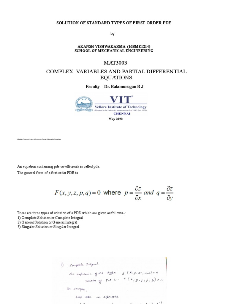 Complex Presentation Pdf