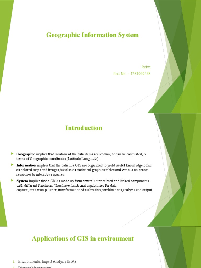 GIS Applications in Environmental Management | PDF | Geographic ...