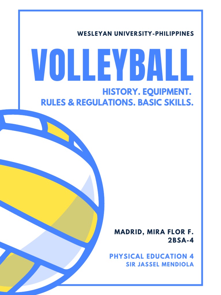 Volleyball PDF | PDF | Volleyball | Sports Equipment