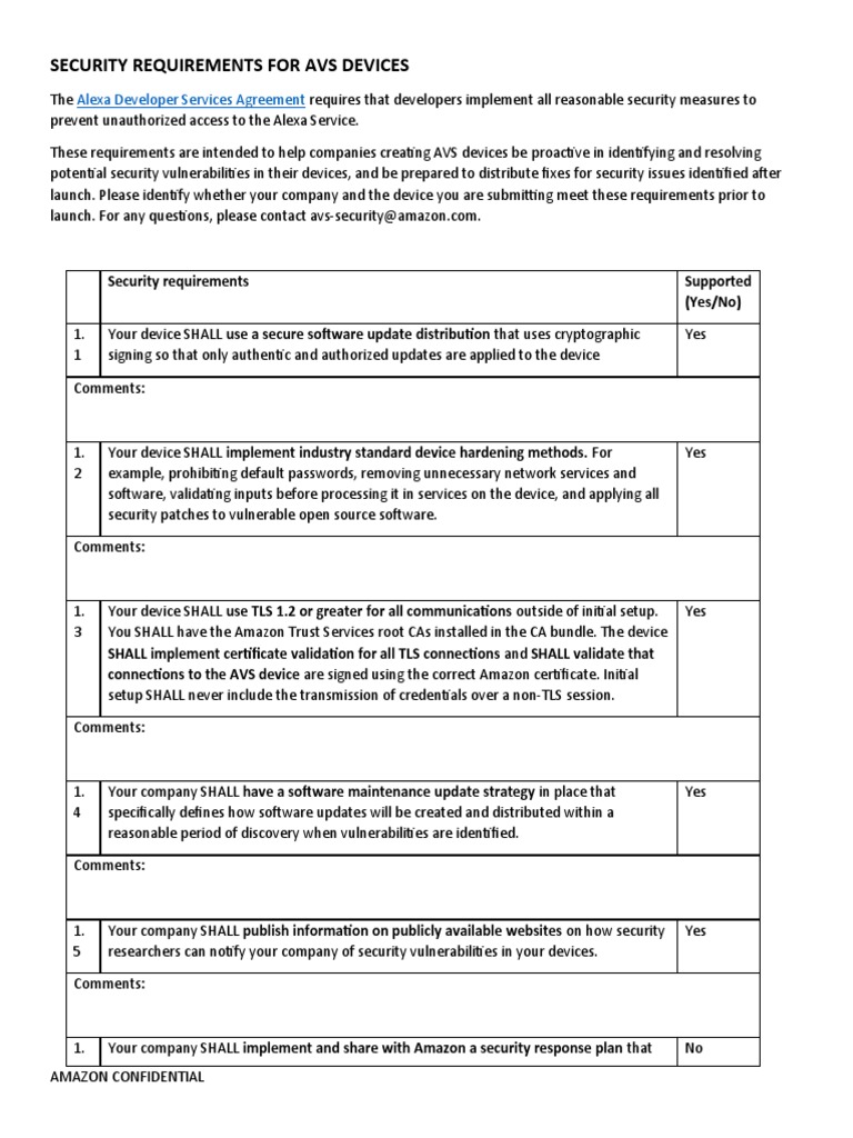 AVS Security Requirements-V1 - 2 | PDF | Transport Layer Security ...