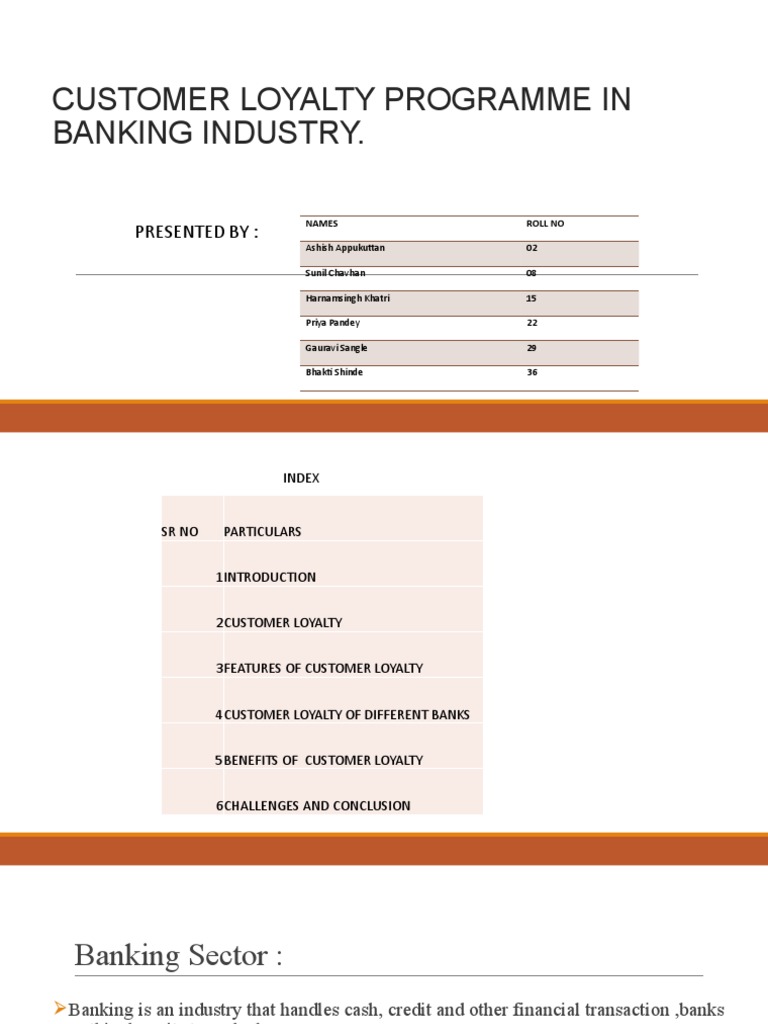 Customer Loyalty Programme in Banking Industry | PDF | Loyalty Program ...