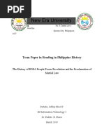 EDSA II: The 2001 People Power Revolution | PDF | Philippines | Government