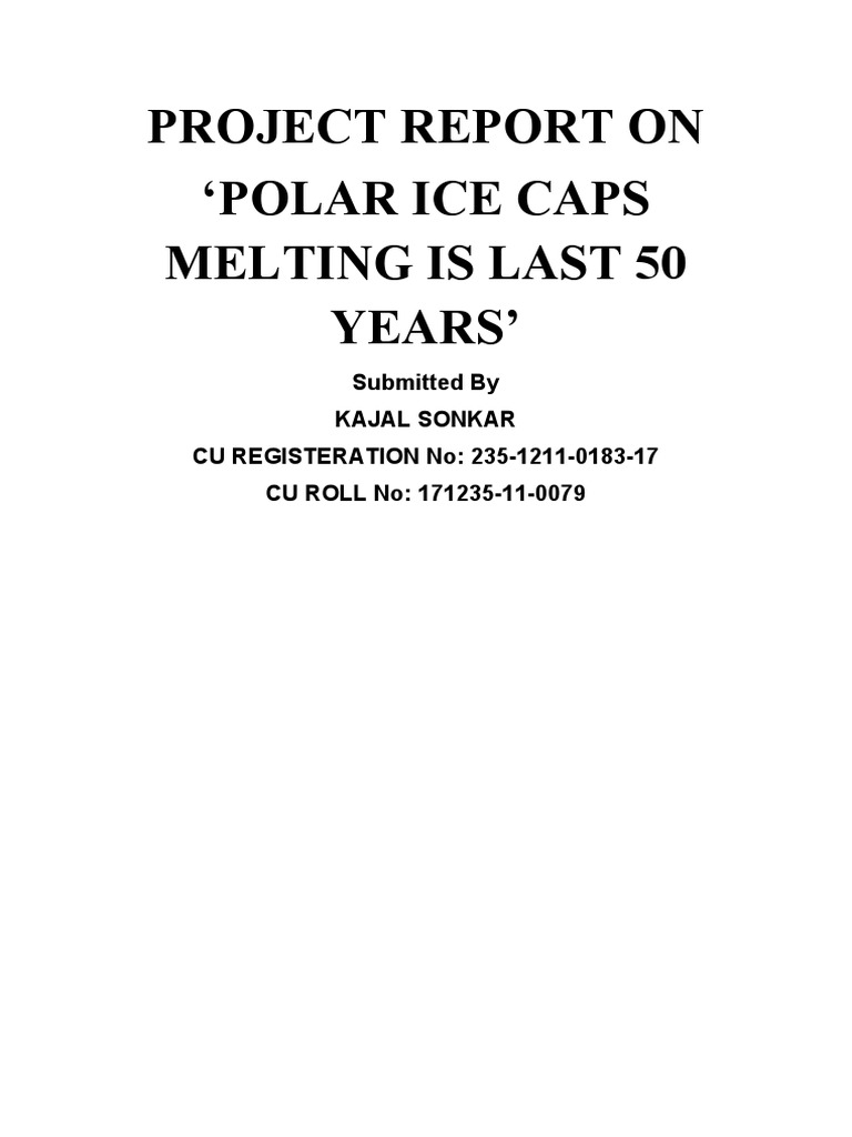 Polar Ice Caps Melting: Last 50 Years | PDF | Sea Ice | Global Warming