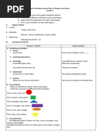Detailed Lesson Plan Primary Colors Semis | PDF | Color | Red