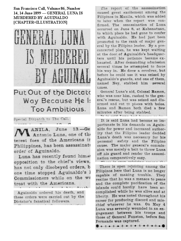 General Luna Murdered by Aguinaldo | PDF