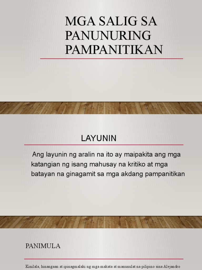 Mga Salig | PDF