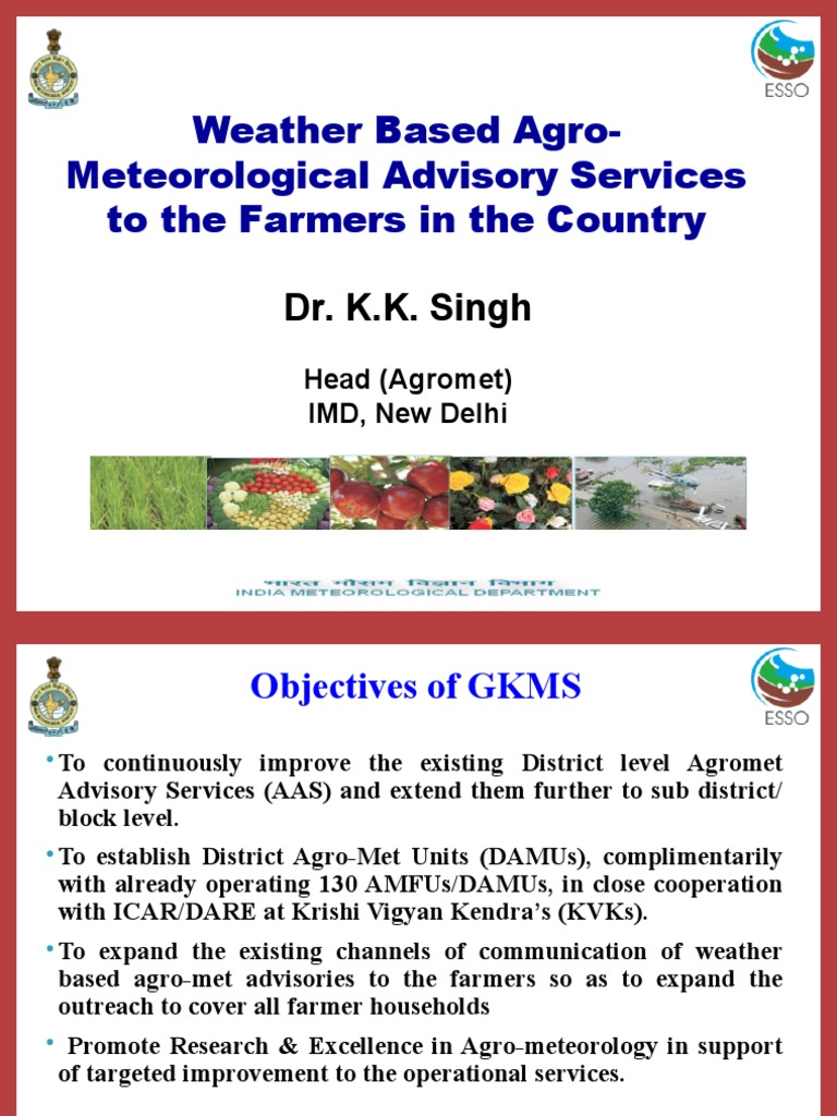 Weather-Based Agro-Met Advisory Services | PDF | Agriculture | Business