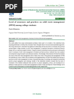 Questionnaire | PDF | Waste Management | Municipal Solid Waste