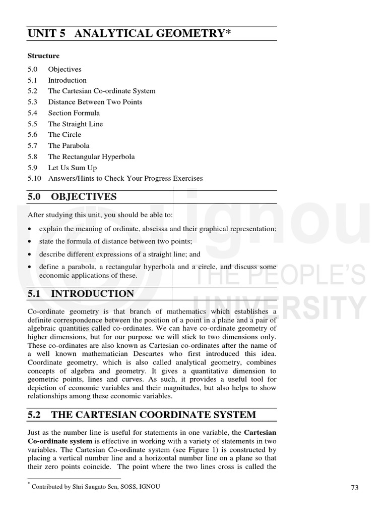 Analyzing Geometry Through Coordinates Introducing The Cartesian Coordinate System And