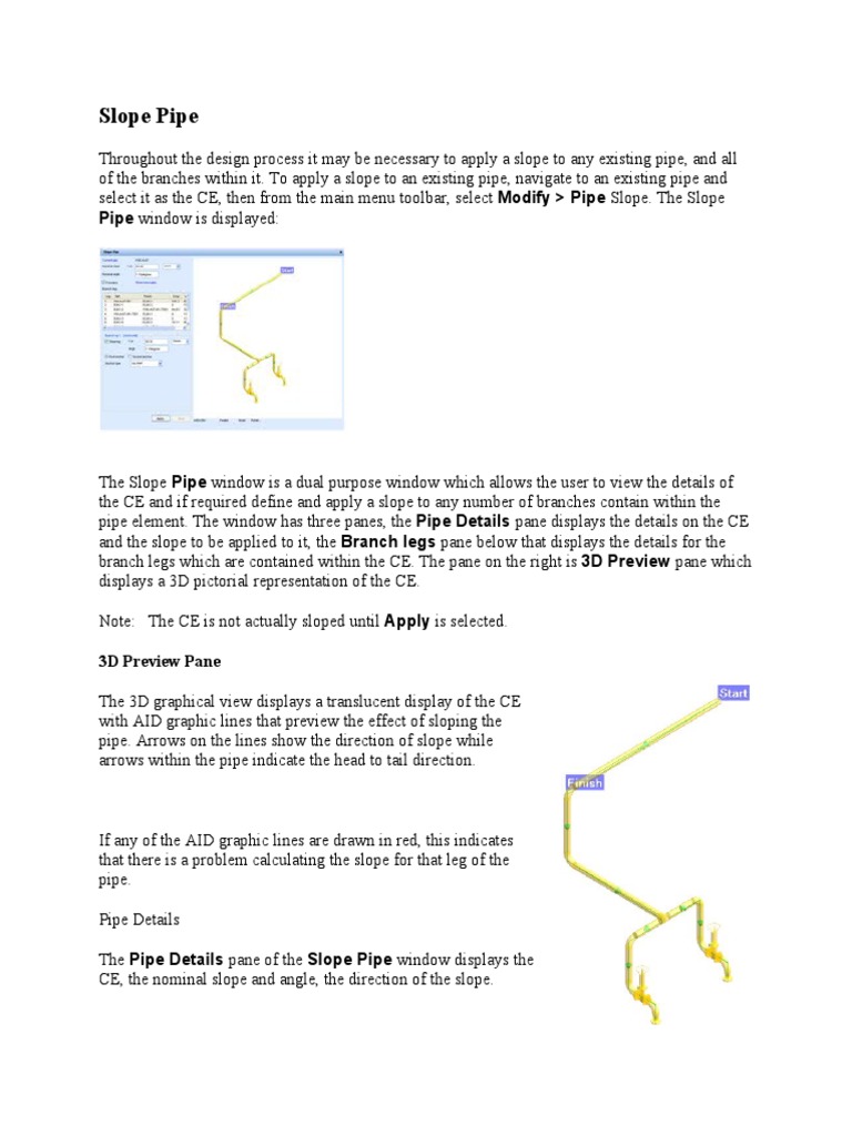 Slope Pipe | PDF | Slope | Window