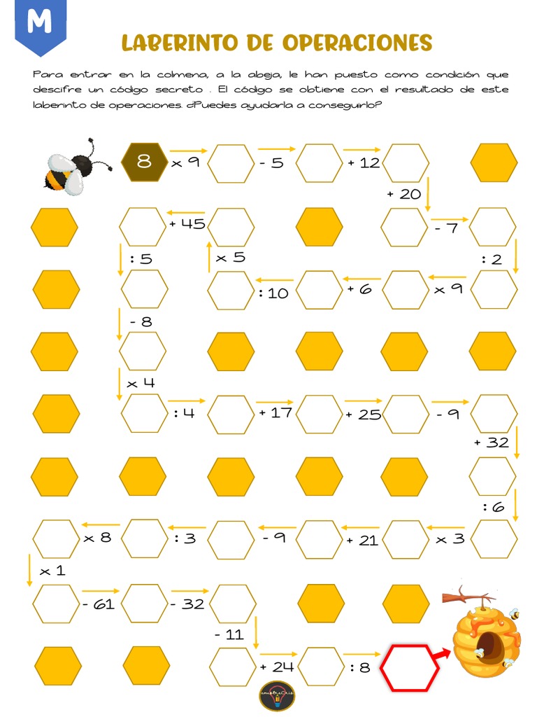 LABERINTO DE OPERACIONES - Semana 2 | PDF