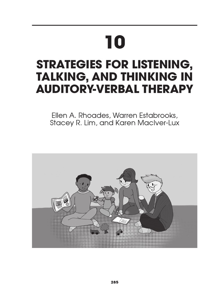 StrategieS For LiStening TaLking and Thi | PDF | Speech | Perception