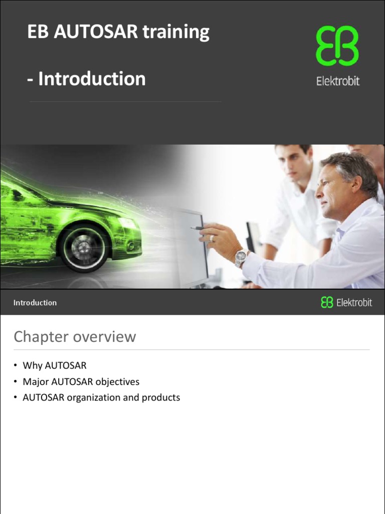 EB AUTOSAR Training - Introduction | PDF | Software | Computer Engineering