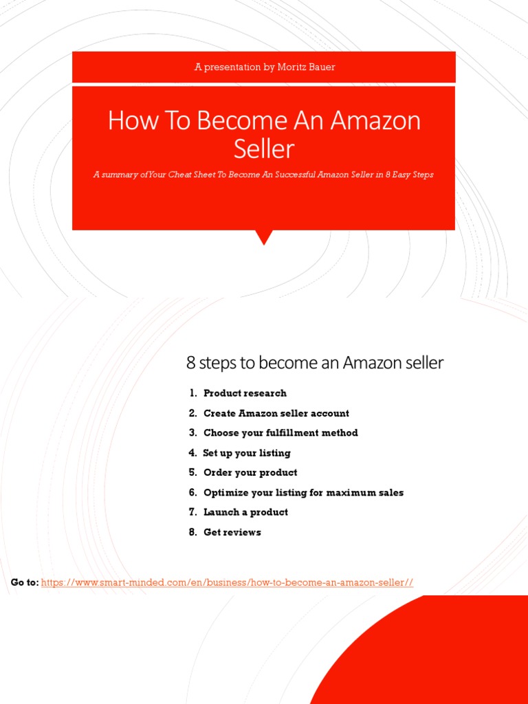 How To Become An Amazon Seller | PDF