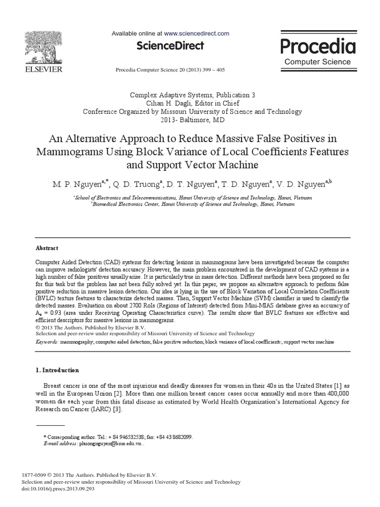 Science | PDF | Receiver Operating Characteristic | Applied Mathematics