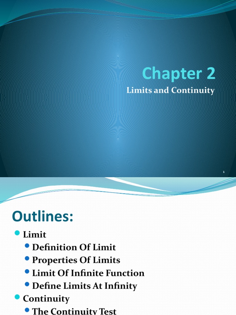 Limits and Continuity | PDF | Continuous Function | Function (Mathematics)