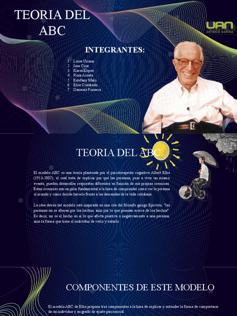 Teoria Del Abc | PDF | Terapia racional de comportamiento emotivo | Las ...