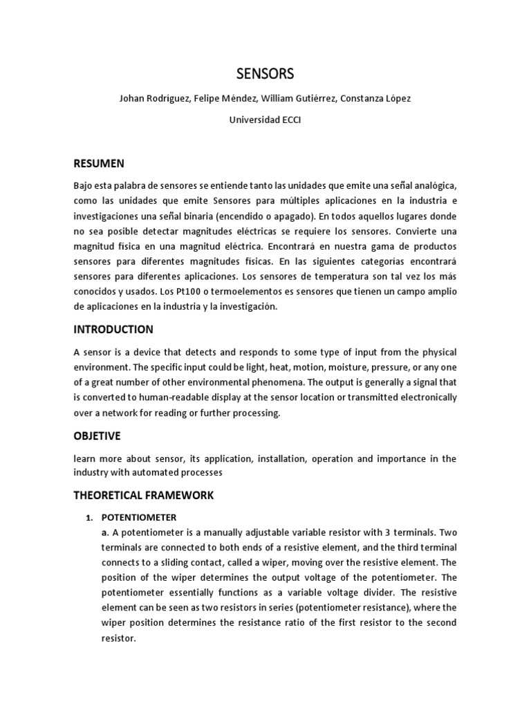 Sensor PDF | PDF | Gyroscope | Accelerometer