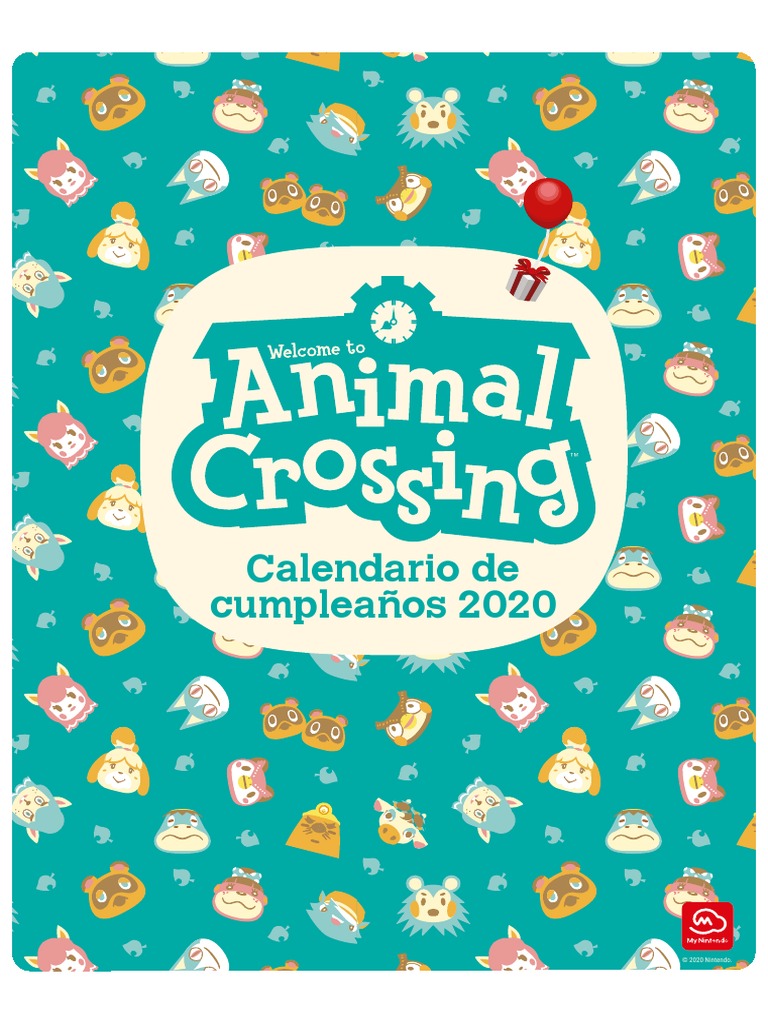 Animal Crossing Calendario de Cumpleaños 2020 ES | PDF | Naturaleza