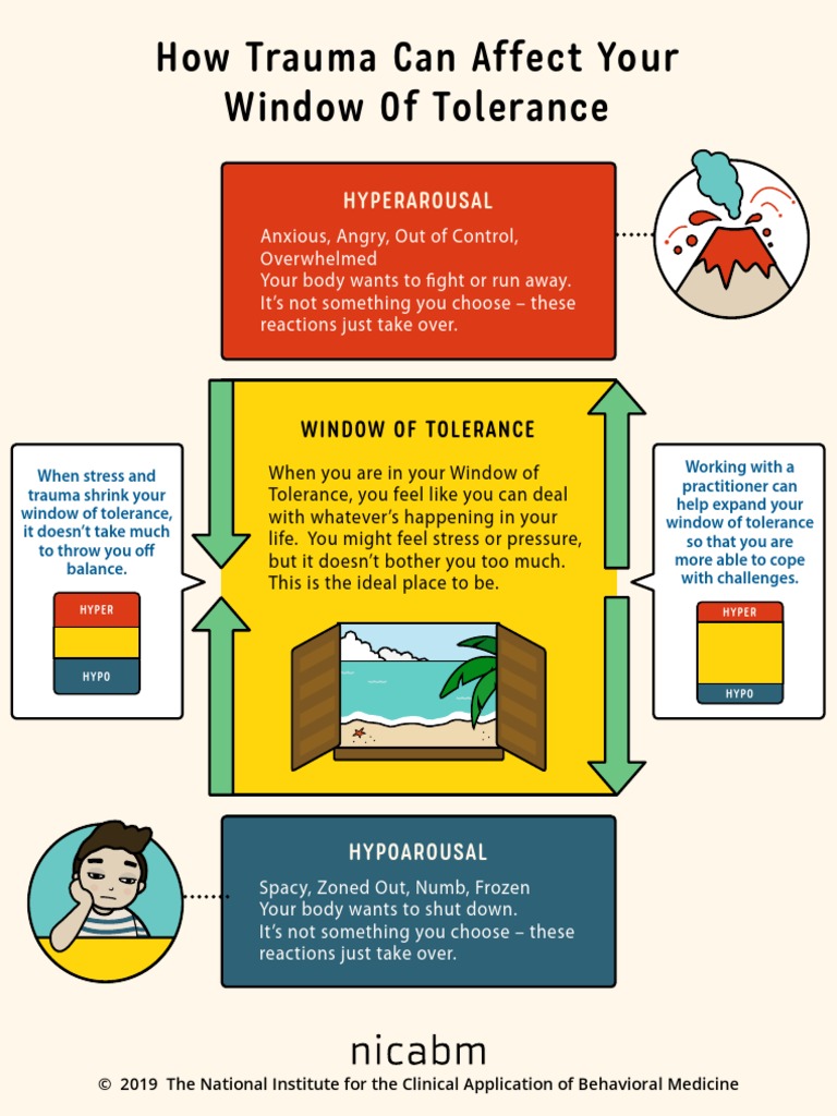 NICABM InfoG Window of Tolerance Revised | PDF