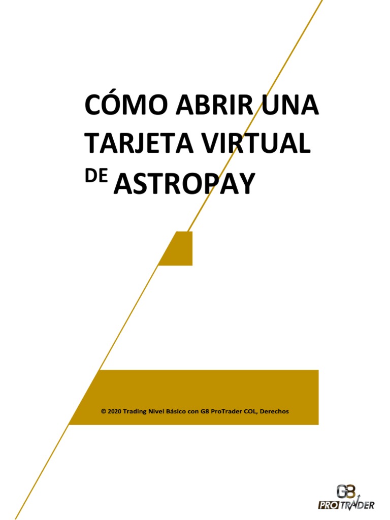 Como Abrir Una Tarjeta Virtual (Astropay) | PDF