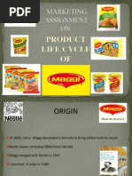 Product Life Cycle of Maggi | PDF | Nestlé | Food And Drink