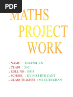 Math Project Topics | PDF | Mathematics | Geometry