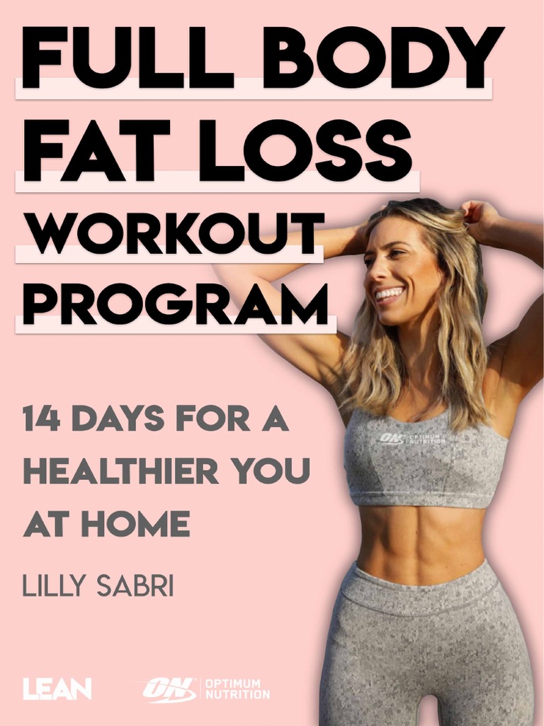 Full Body Fat Loss Workout Program - LEAN X Optimum Nutrition PDF | PDF ...