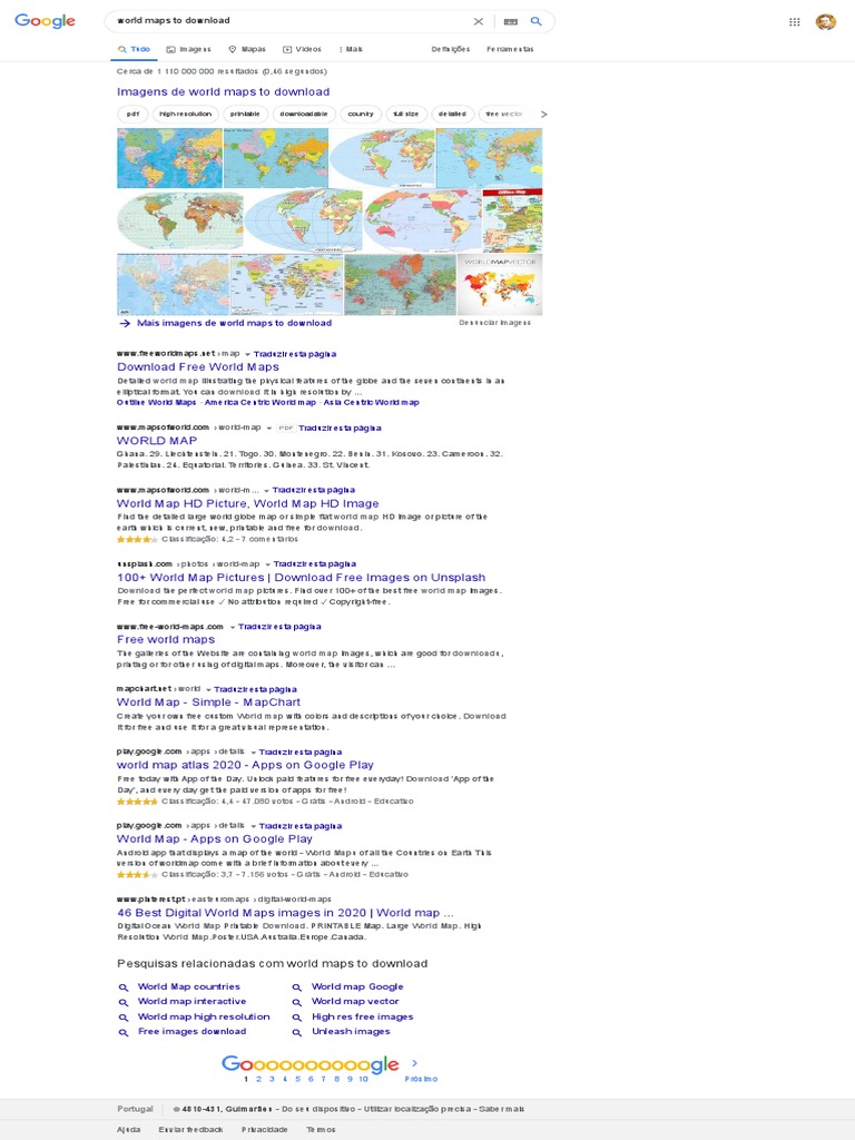 World Maps To Download - Pesquisa Google | PDF | Map | Google Play