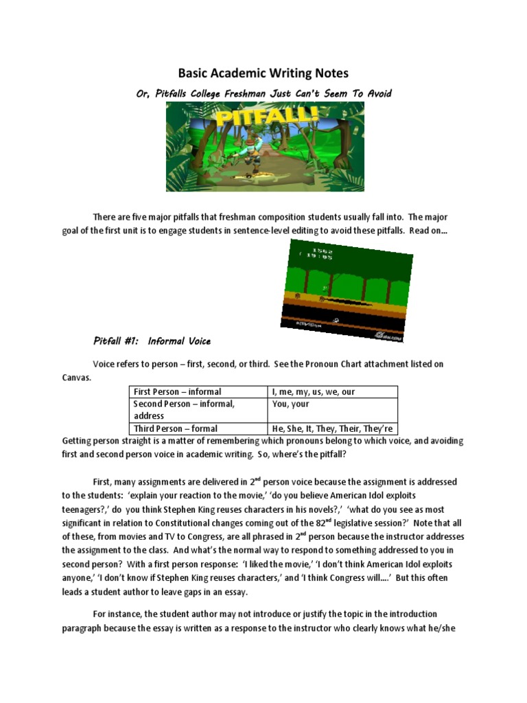 Basic Academic Writing Notes | PDF | Preposition And Postposition | Adverb