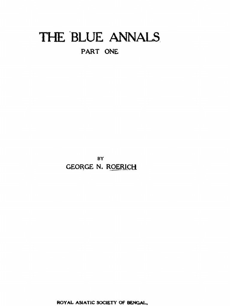 The Blue Annals Part I II | PDF