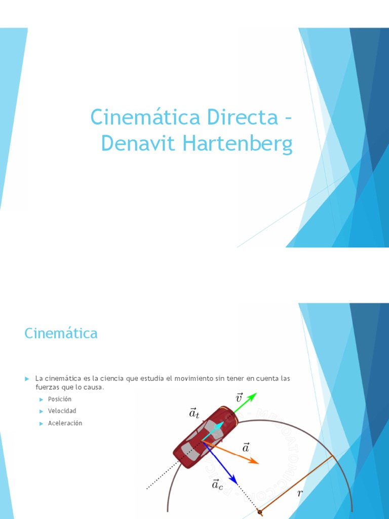 Cinematica Directa Denavit Hartenberg PDF | PDF | Rotación | Cinemática