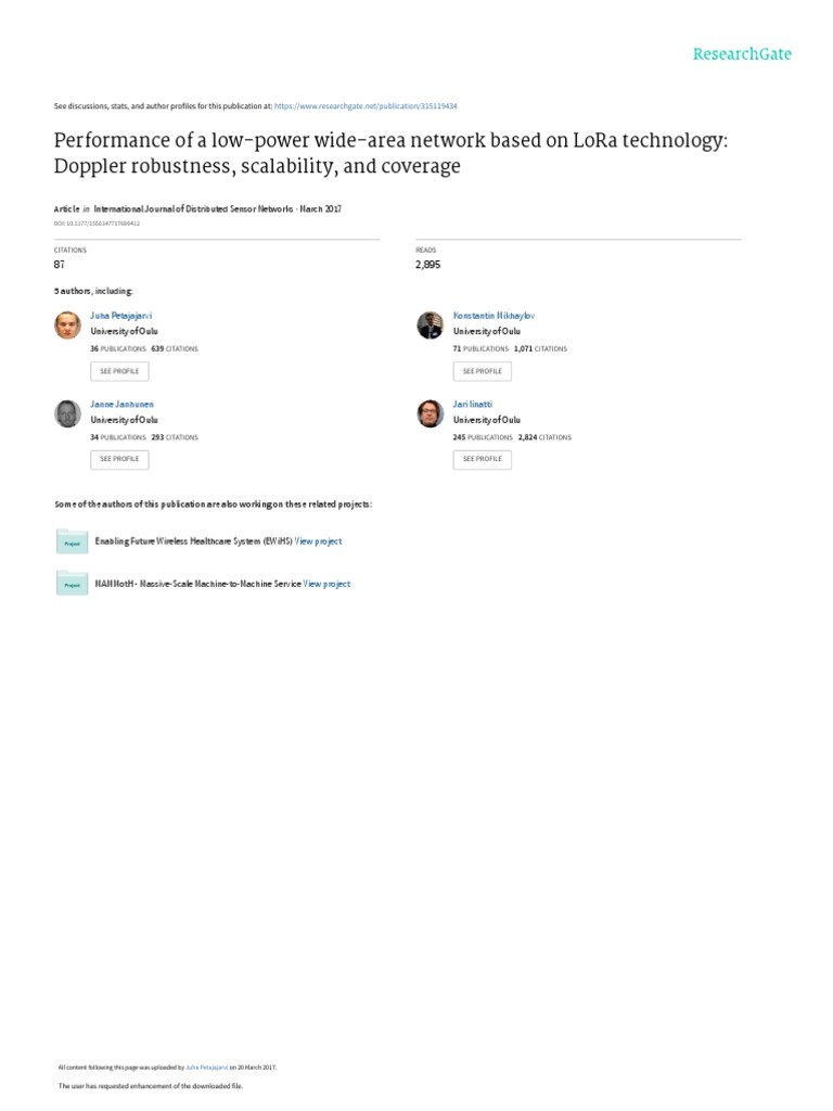 Manuscript PDF | PDF | Computer Network | Information And Communications Technology