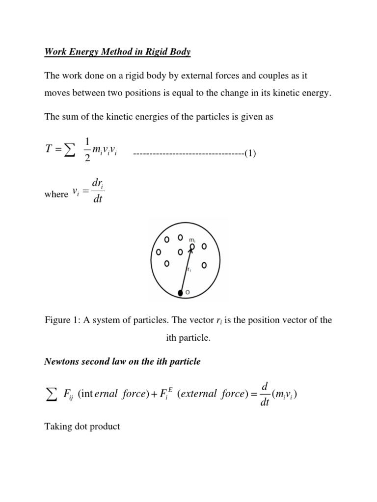 Chapter 7 - Work Energy Method in Rigid Body | PDF | Rotation Around A ...