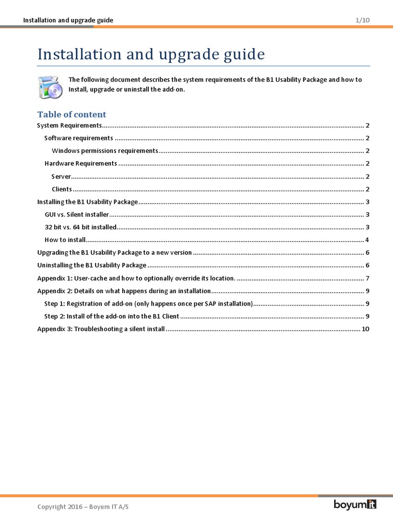 Installation and Upgrade Guide | PDF