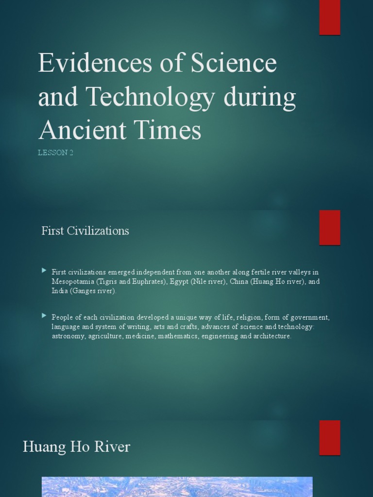 4th. Evidences of Science and Tecnology During Ancient Times | PDF ...