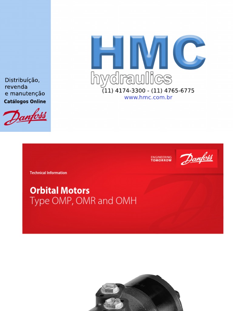 Danfoss Orbital Motors OMP - OMR and OMH | PDF | Electric Motor | Machines