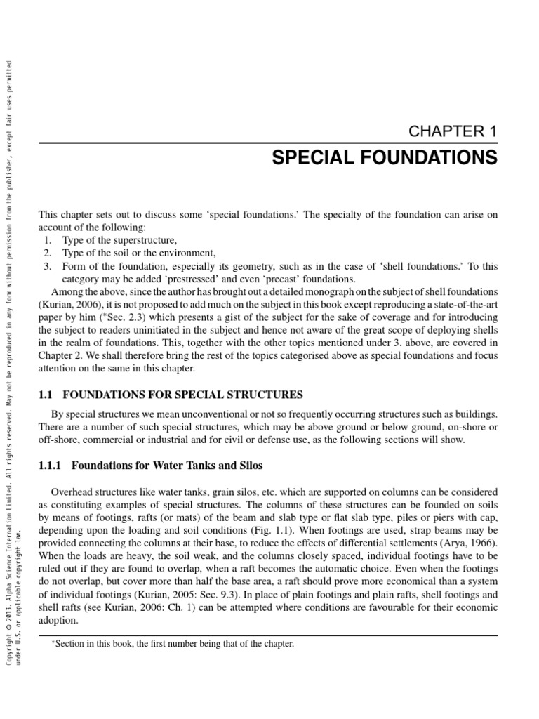 Special Foundations | PDF | Deep Foundation | Geotechnical Engineering