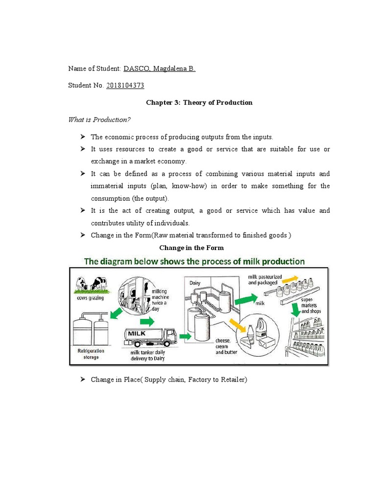Exploring the Theory of Production: An Analysis of the Stages of ... Exploring the Theory of Production: An Analysis of the Stages of ...